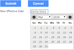 Changing Effective Date for Employee Pay Rate Changes