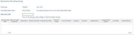 Making Detail Time Sheet Entries